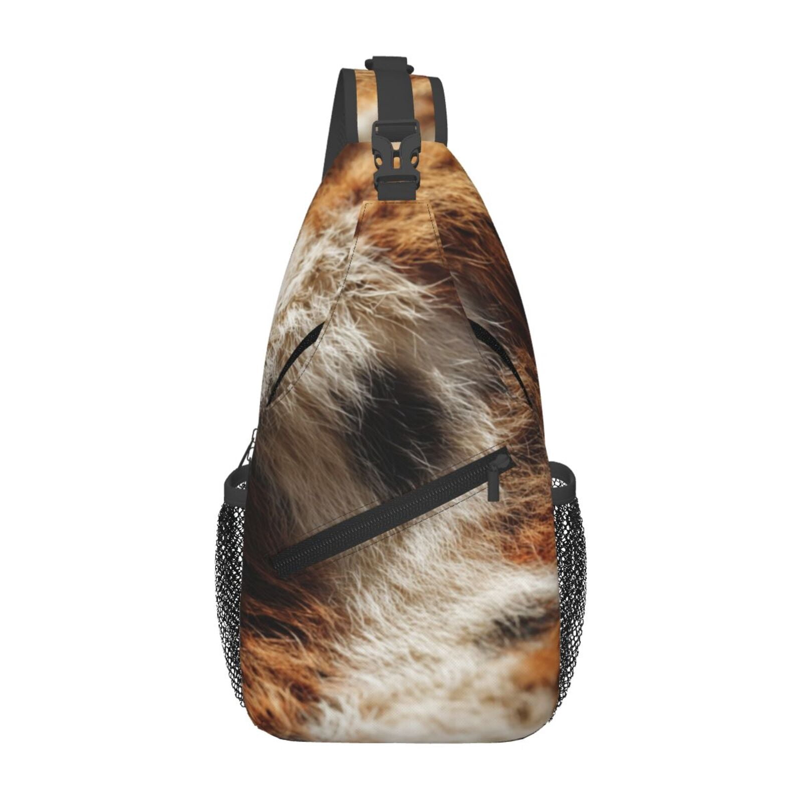 Juoritu Cowhide Animal Fur Brown White Cow Print Wildlife Men's ...