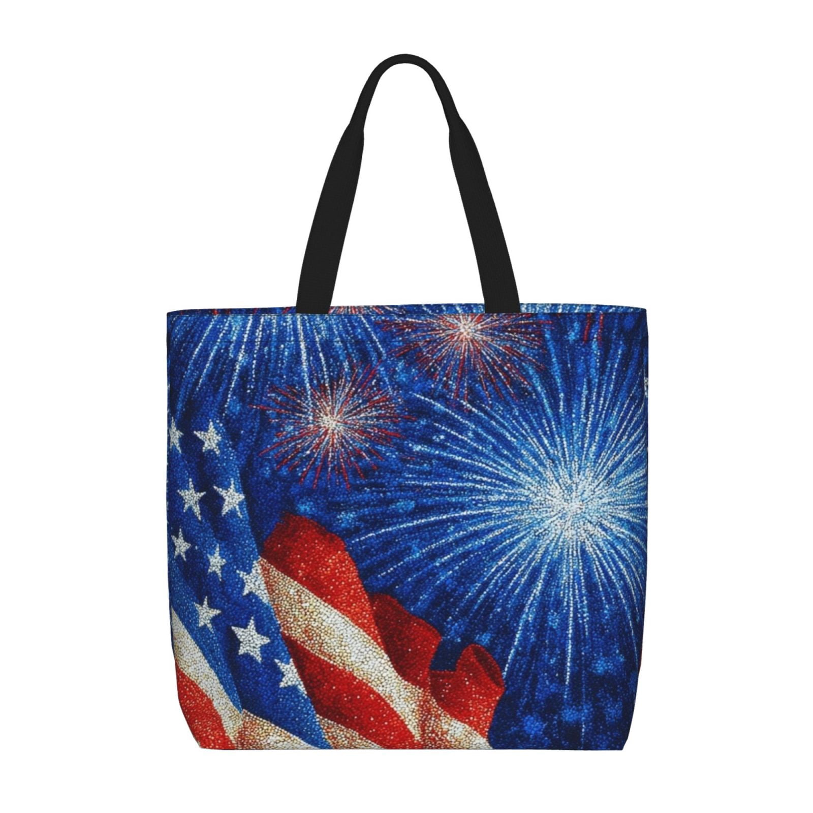 Juoritu Independence Day US Stars Stripes 4Th Of July (7) Prints Tote ...
