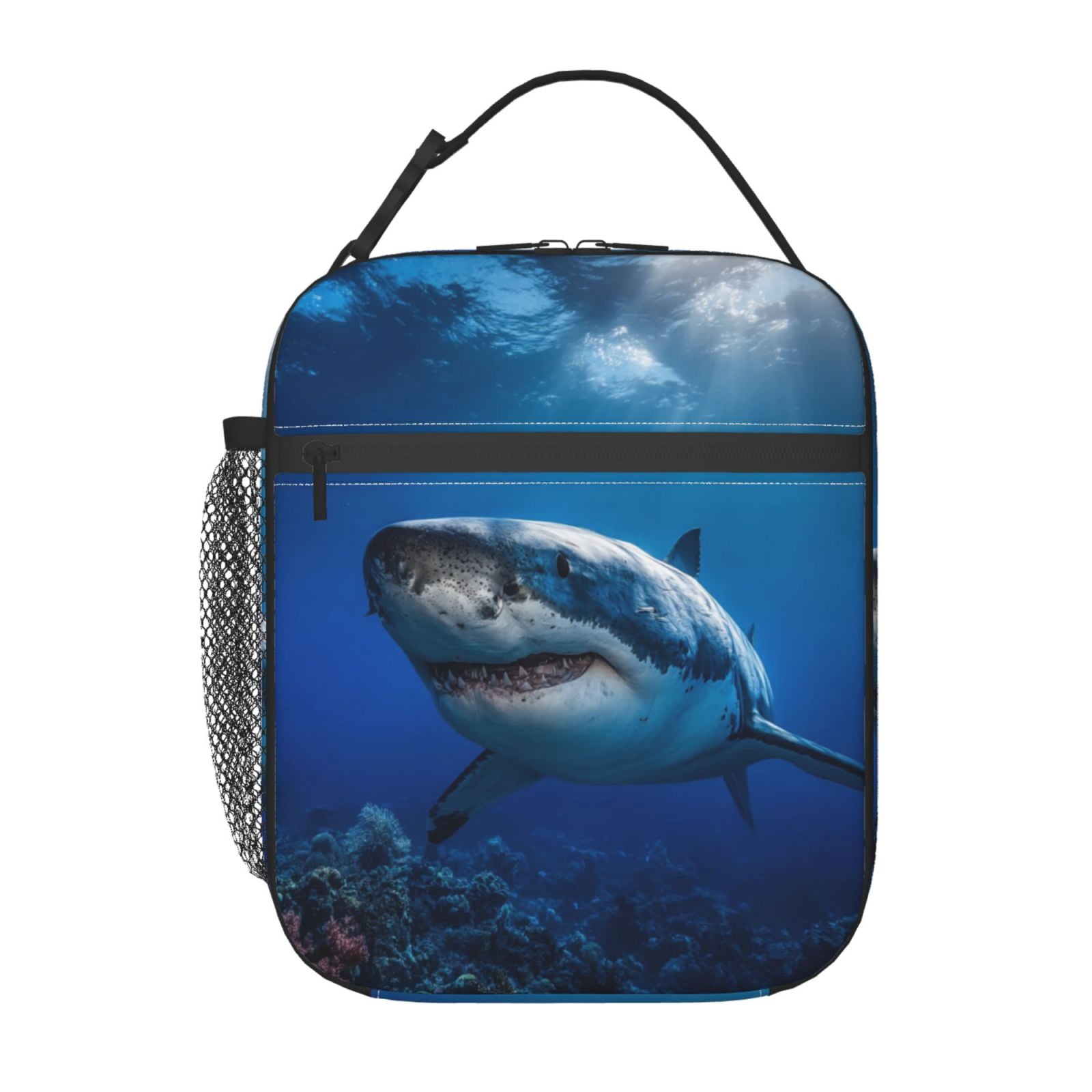 Juoritu Shark 3D Shark Sea Animals Ocean Sea Wave Insulated Lunch Bag ...