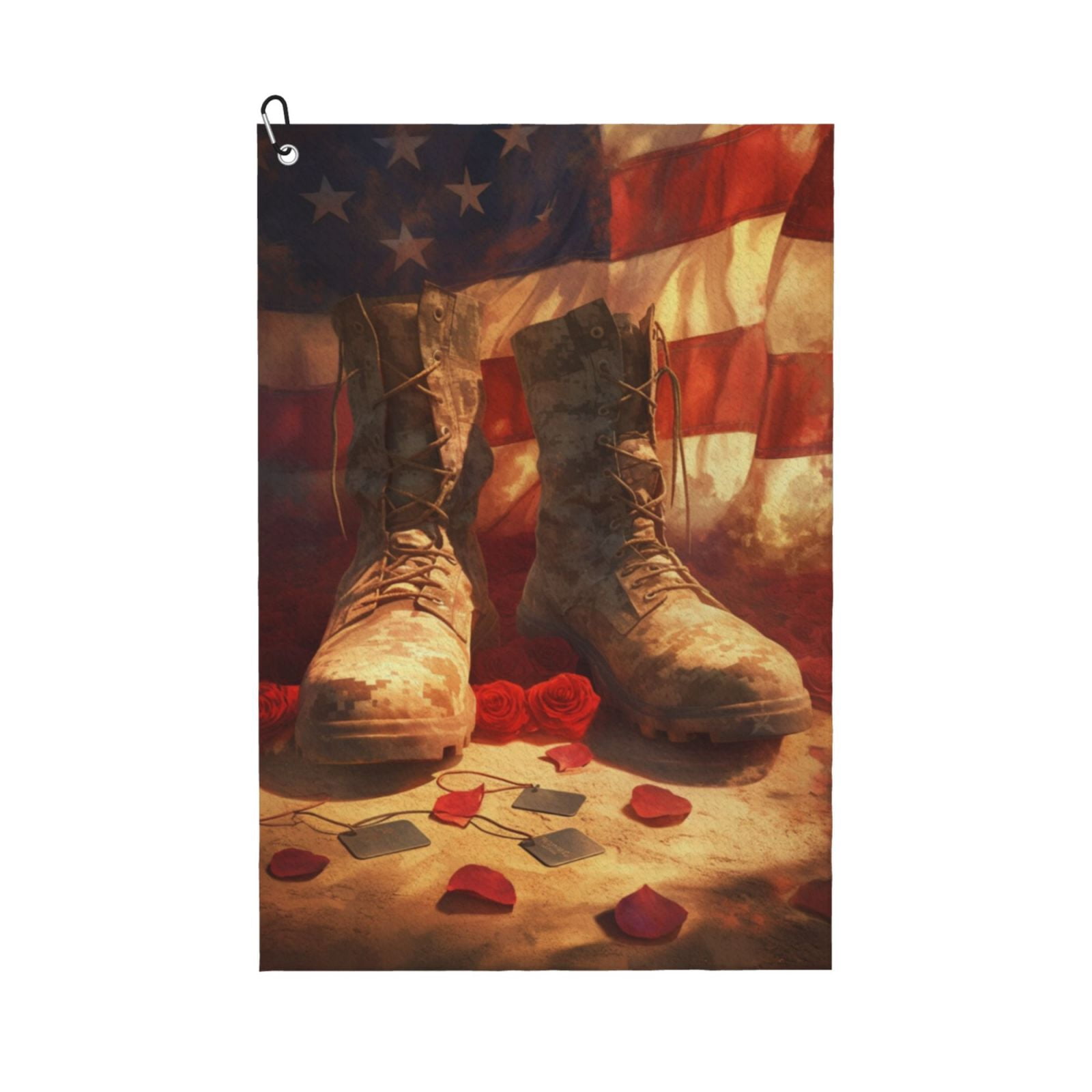 Juoritu United States Flag America Soldier Military Boots Design Golf ...