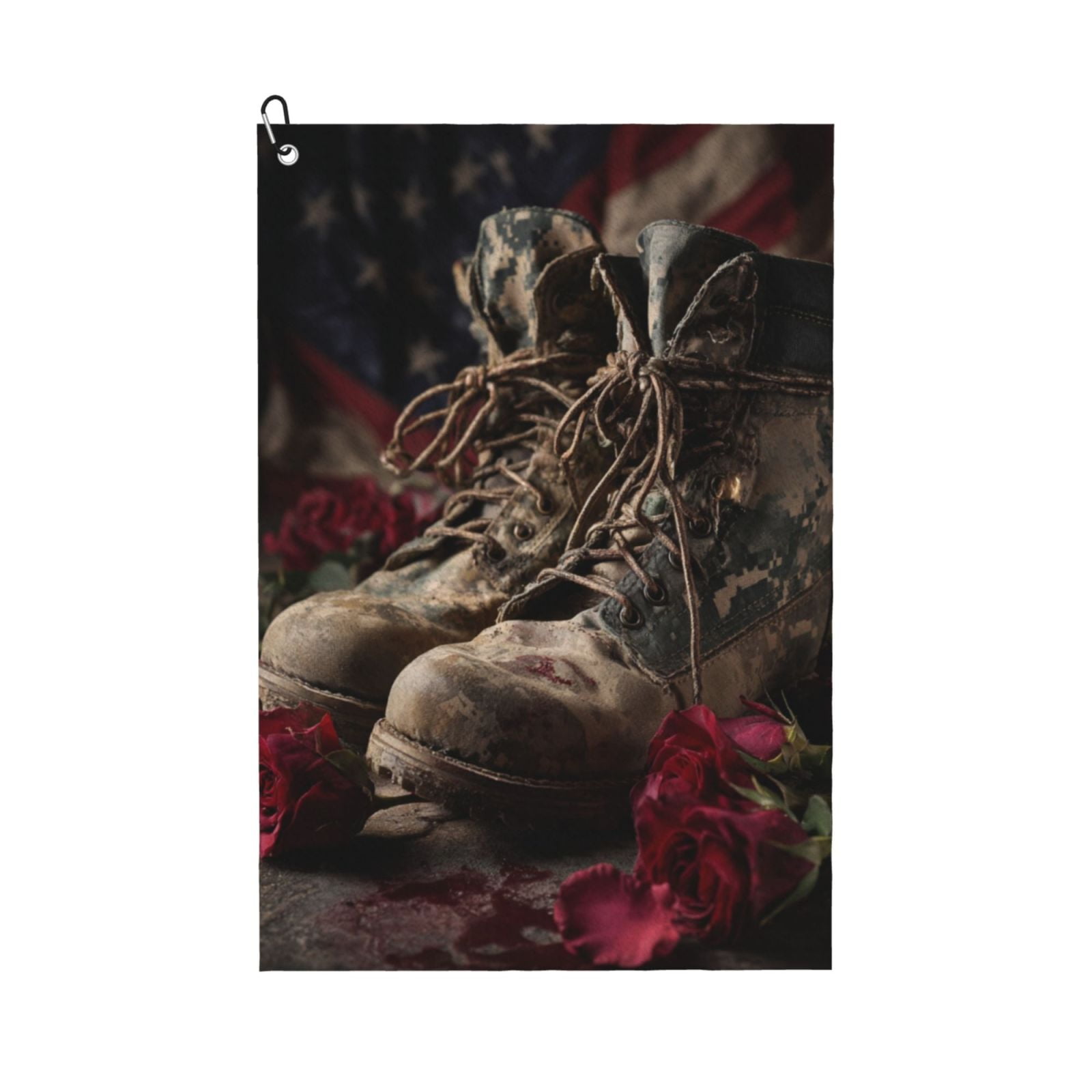 Juoritu United States Flag America Soldier Military Boots Design Golf ...