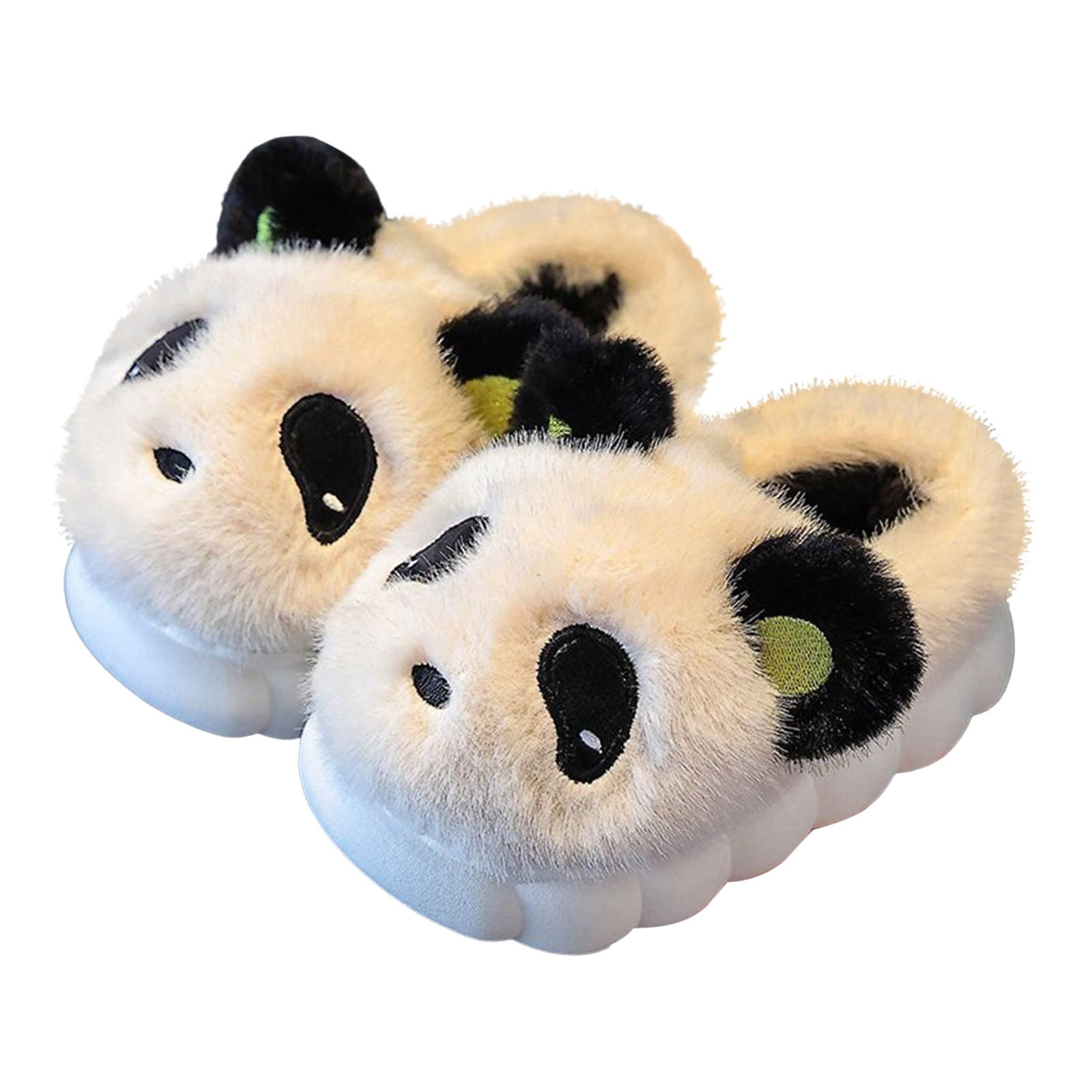 Juosiy Children's Plush Panda Cotton Slippers Fall And Winter Winter ...
