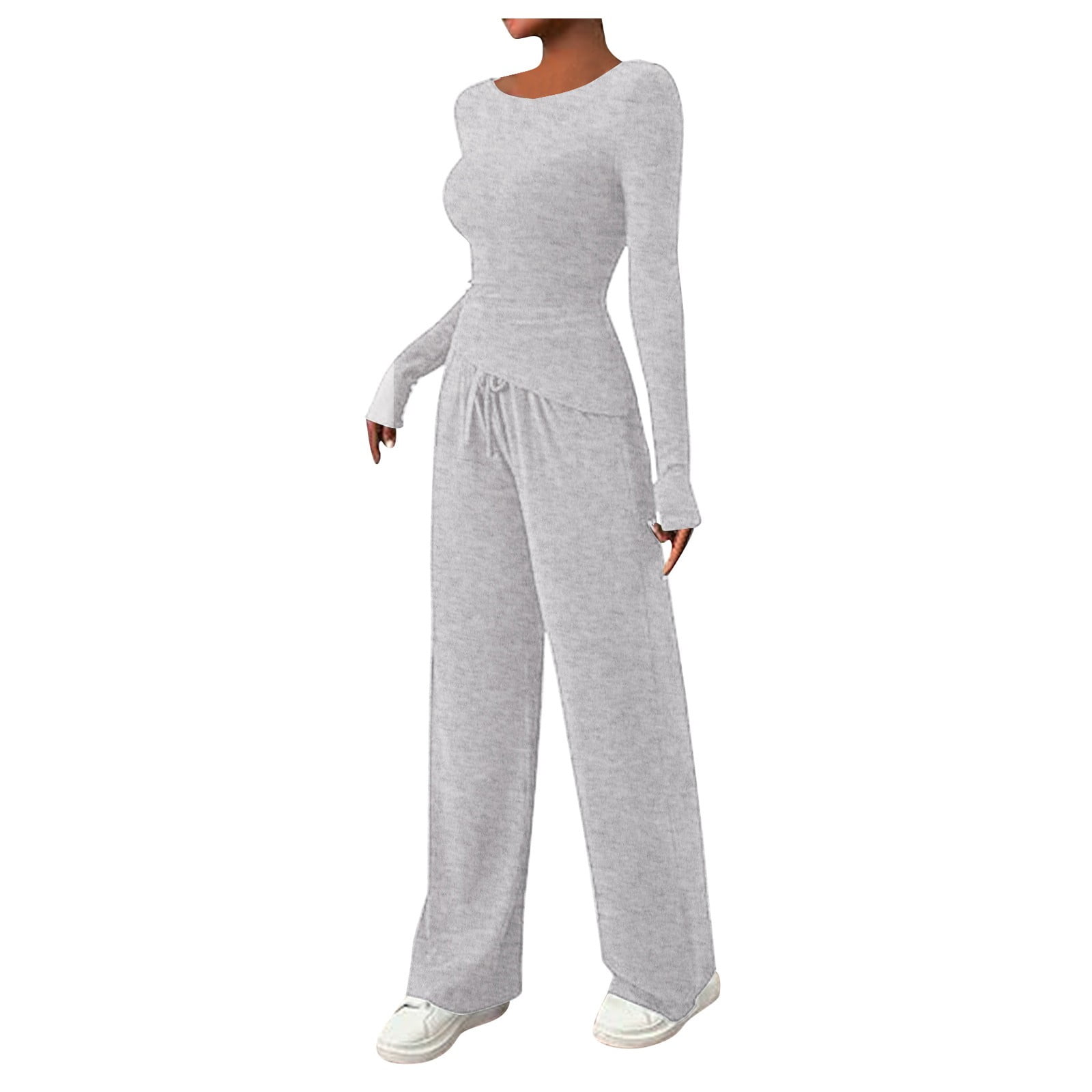 Juosiy Womens Full Casual Suits Daily Self Cultivation Long Sleeve ...