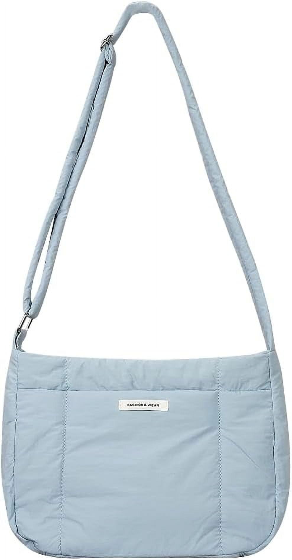 MAOYA Puffer Crossbody Bag Puffy Shoulder Bag Purse for Women Lightweight Padding Satchel Bag ...