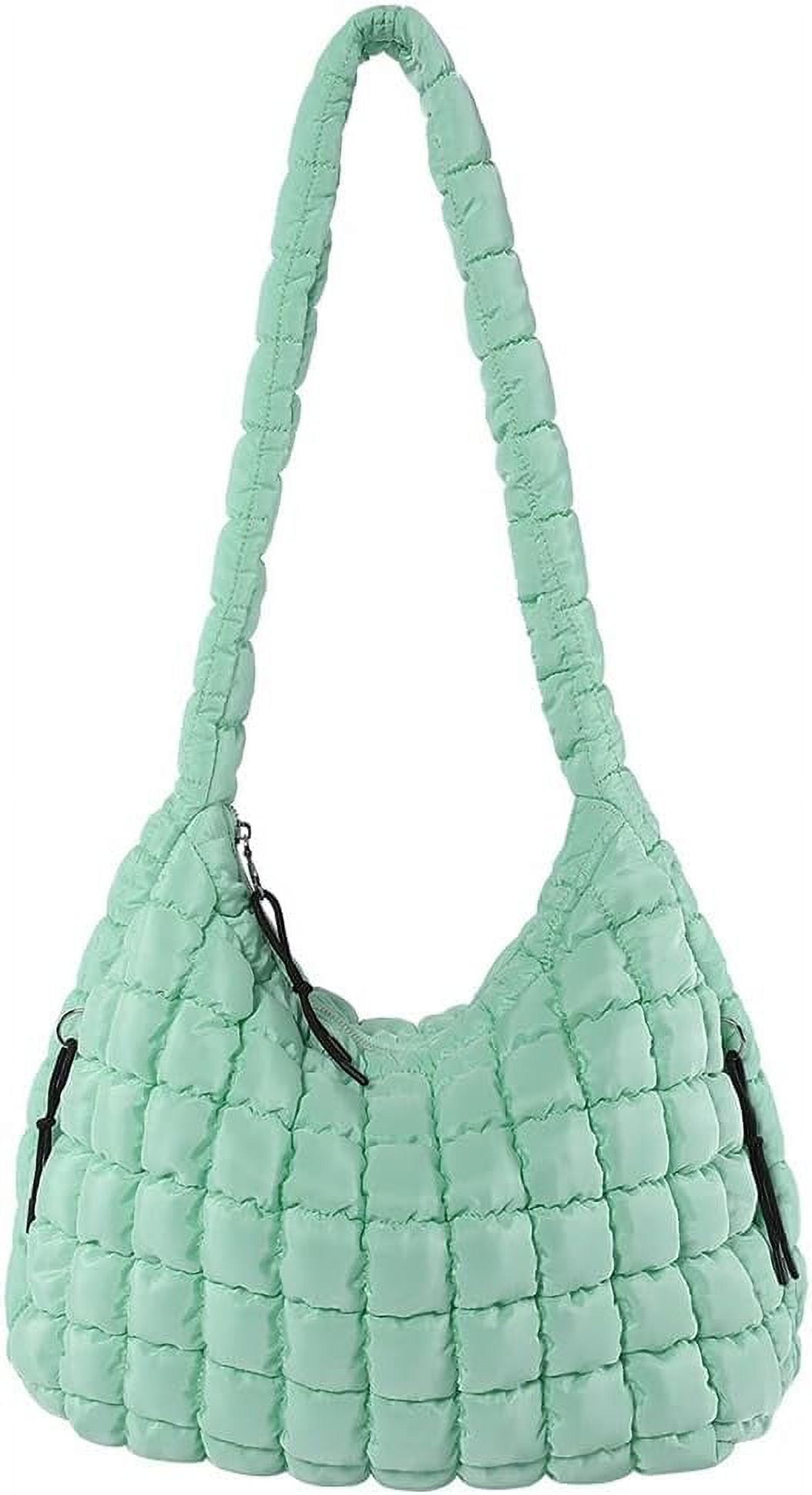 MAOYA Quilted Tote Bag Large Puffer Crossbody Bag Women Quilted Carryall Puffy Shoulder Bag ...