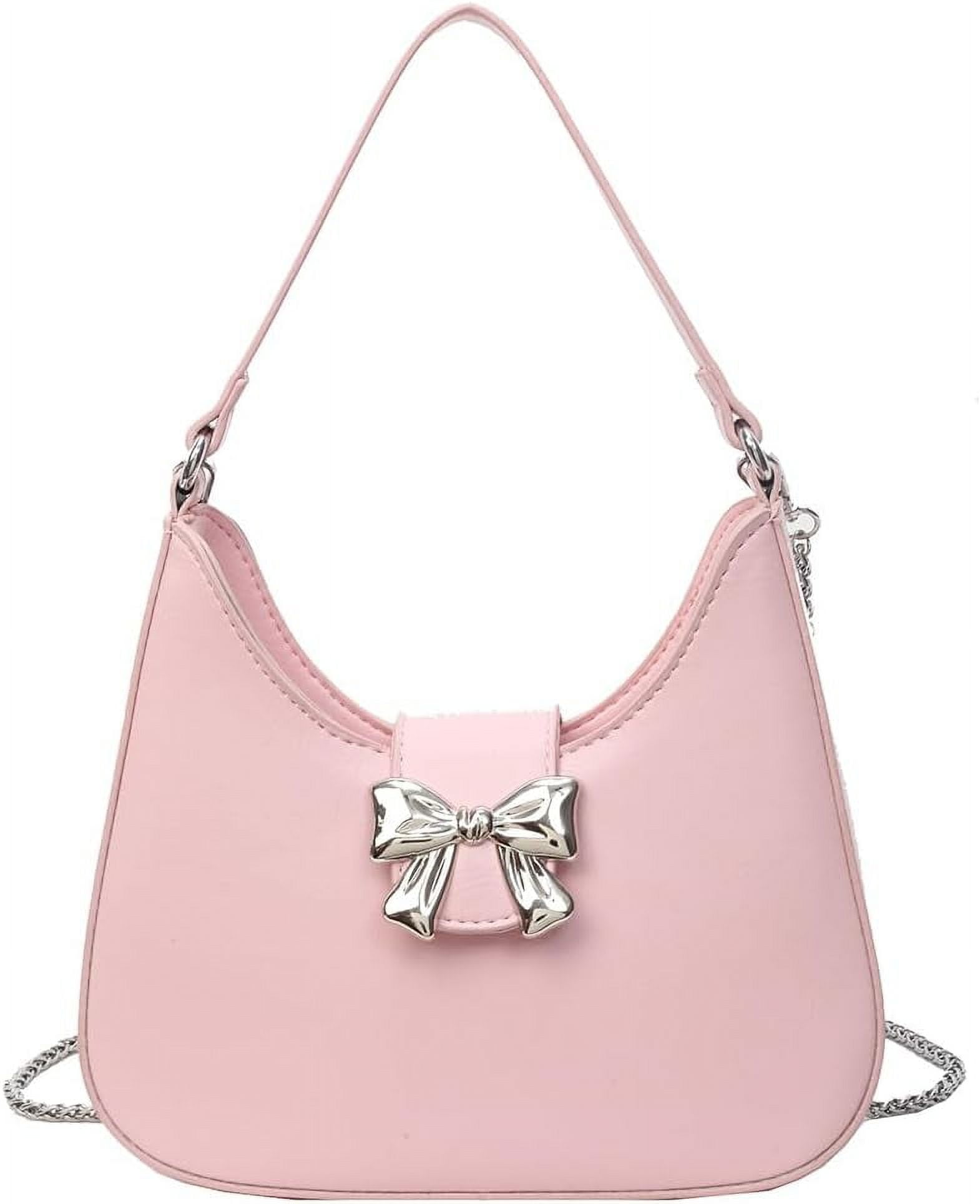 Juoxeepy Small Shoulder Bag Cute Bow Purse for Women Crossbody Bag ...