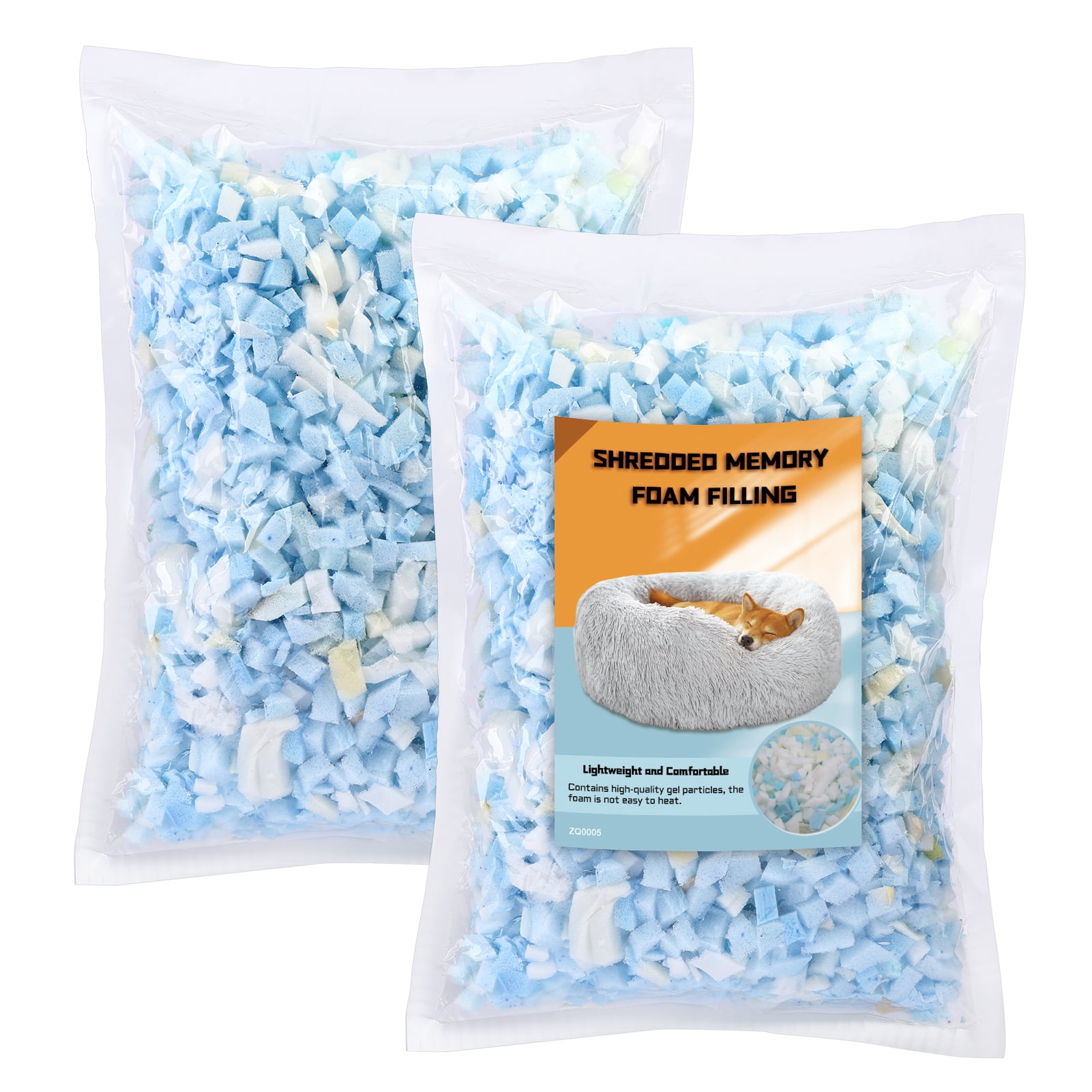 Jupean Skin-Friendly Fiber Fill, Soft Foam Filling for Pillows, Couch ...