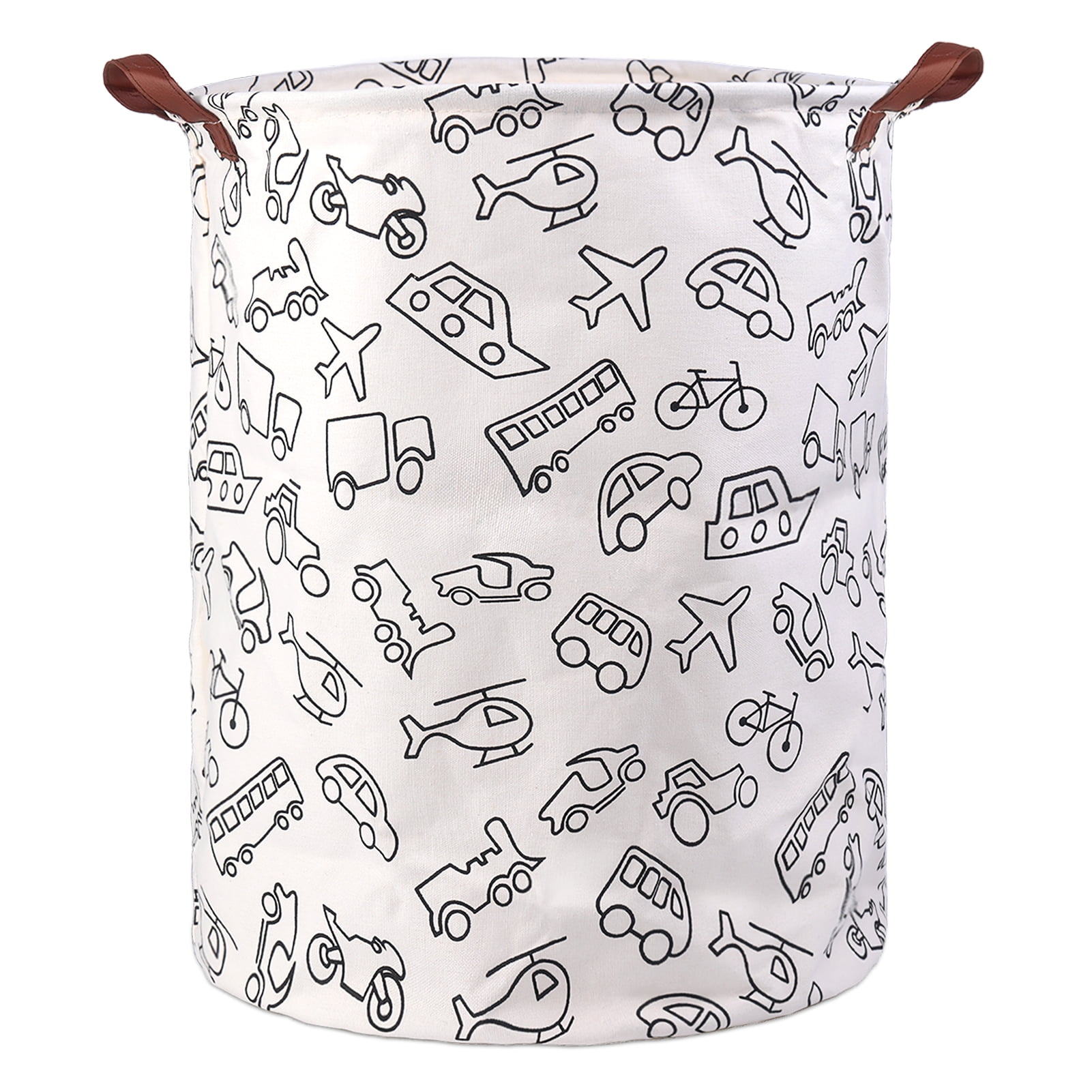 Jupean Laundry Basket, Collapsible Fabric Laundry Bag, Foldable Laundry ...