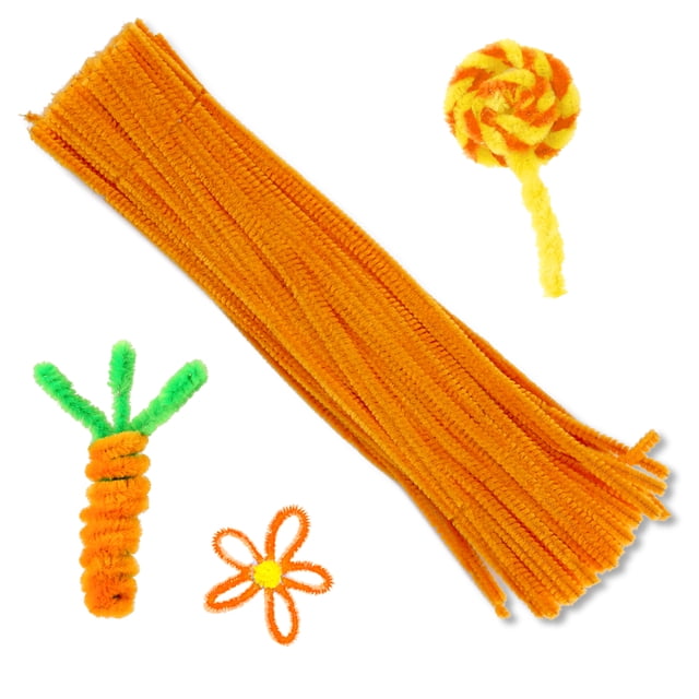 Jupean Pipe Cleaners, Easy to Bend and Form Art Pipe Cleaners for Kids ...