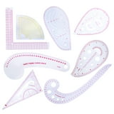 Jupean Sewing Ruler Set, Curve Guide Supplies for Tailors, Designers ...