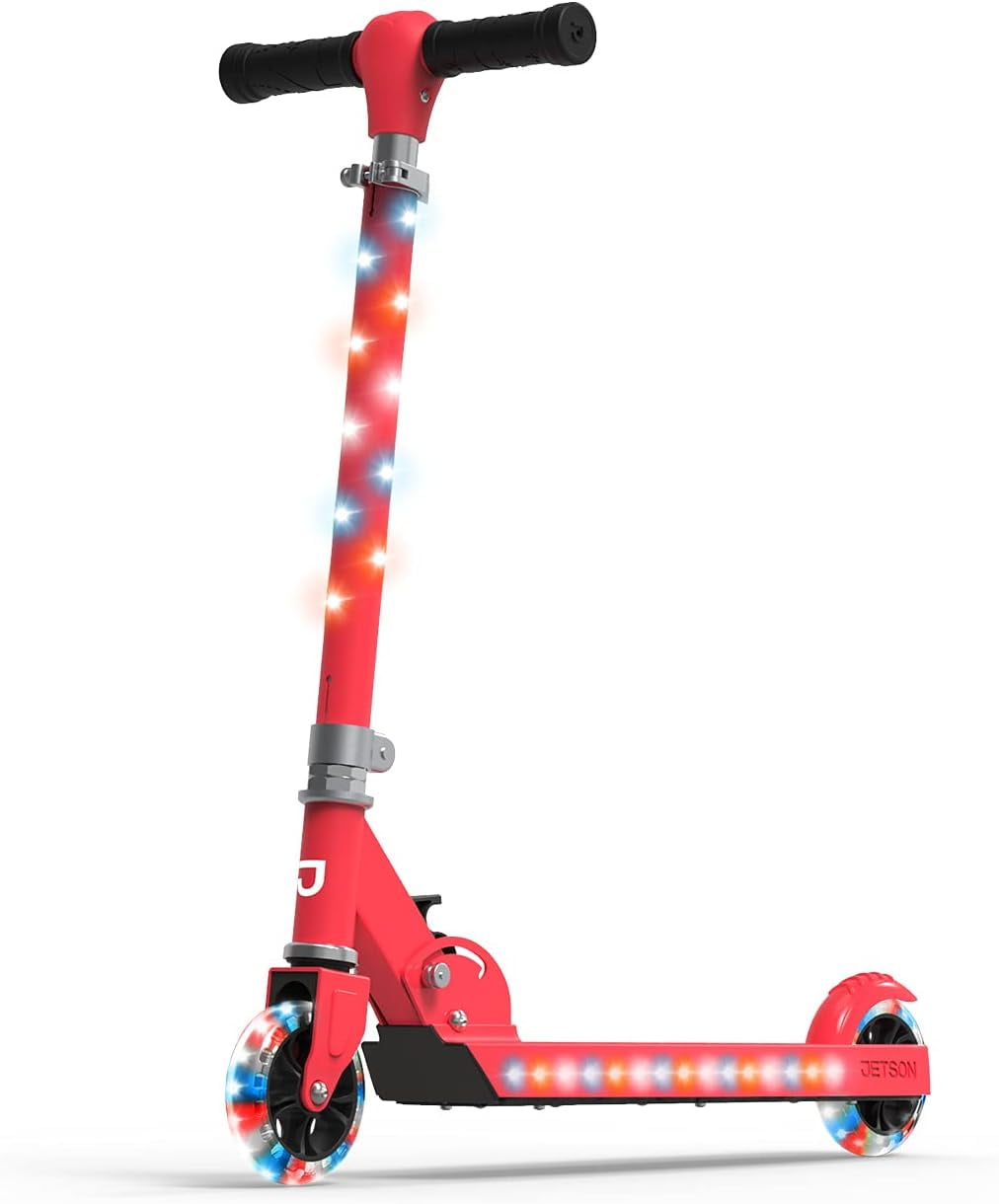 Jupiter Kids -Wheel Light-Up Kick Scooter, LED Lights on Handlebar ...