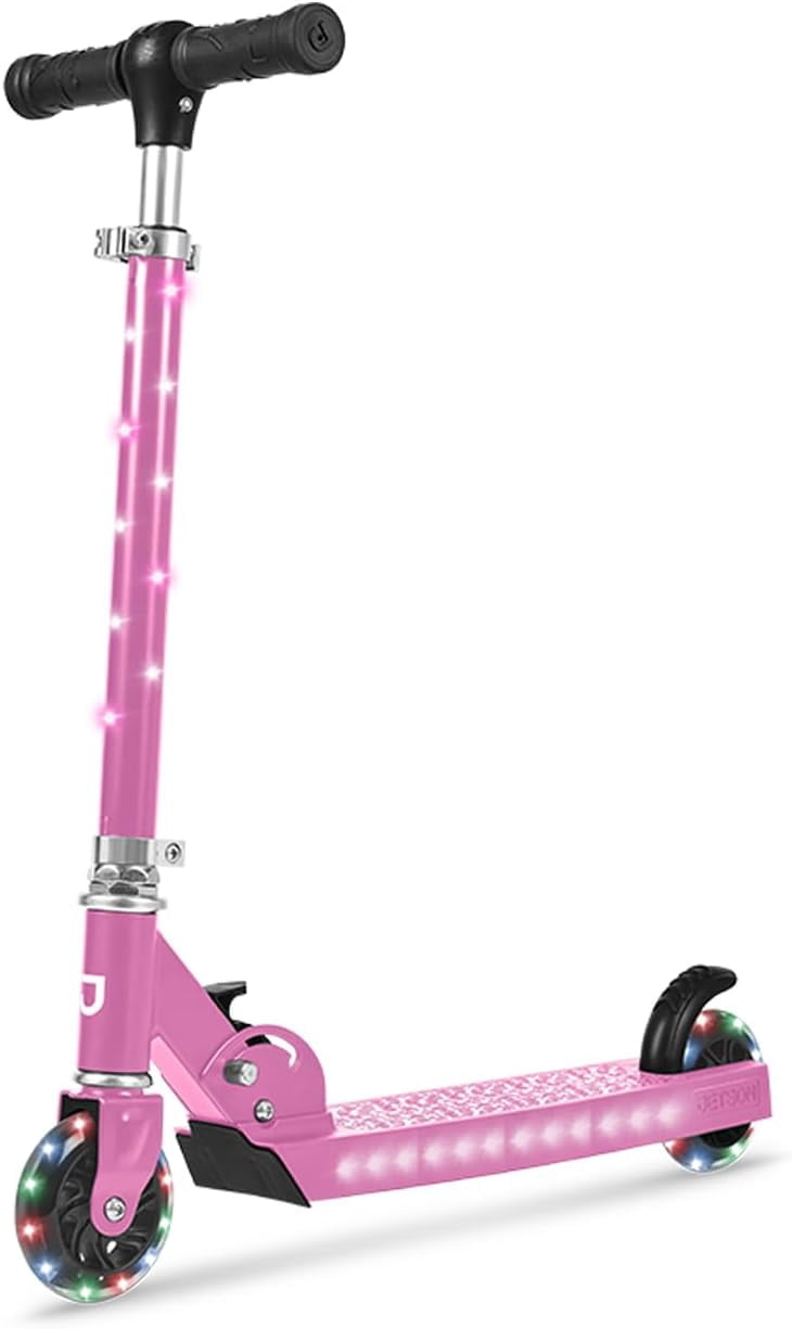 Jupiter Kids -Wheel Light-Up Kick Scooter, LED Lights on Handlebar ...