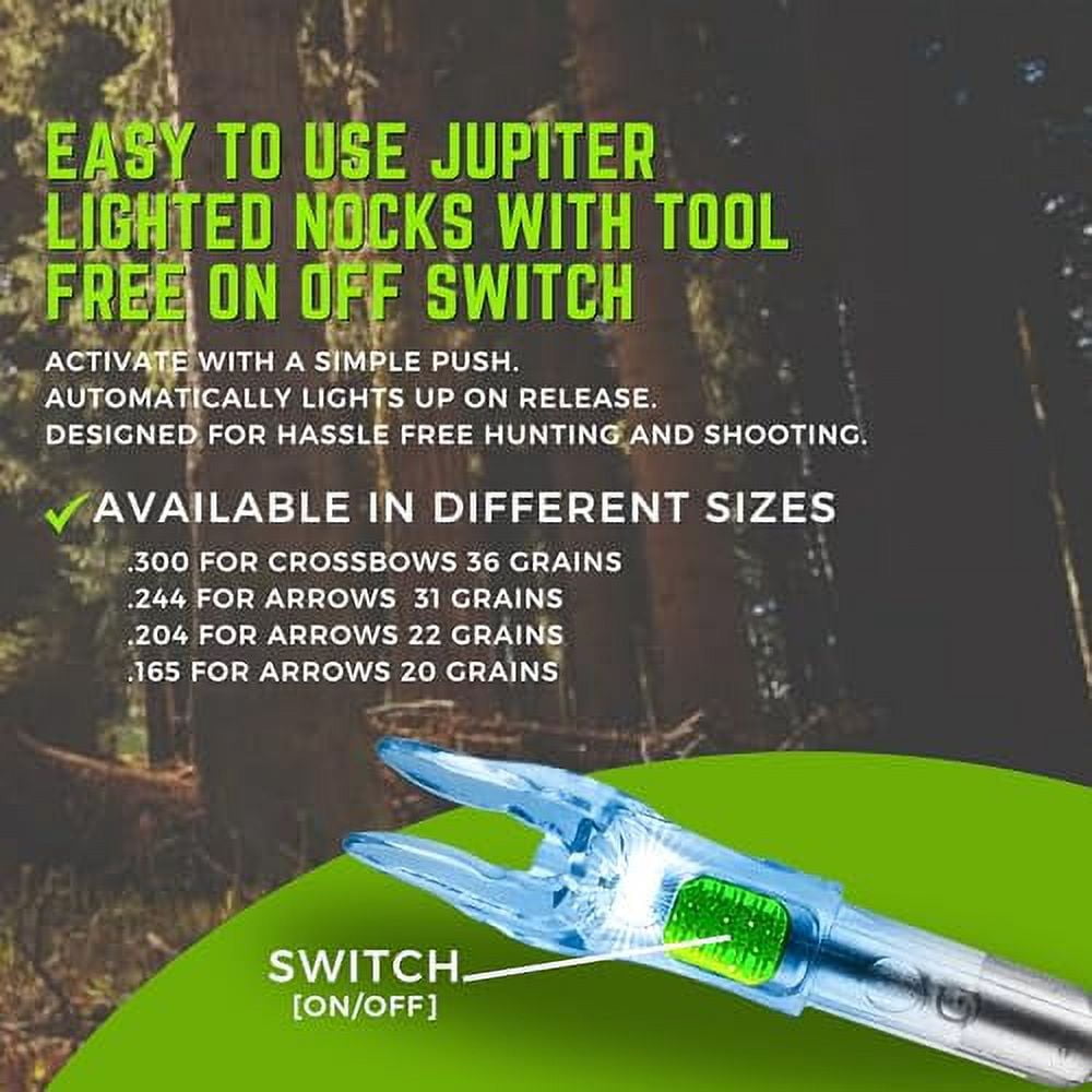 | Jupiter Lighted Nocks | Bright Lighted Nocks for Arrows | Illuminated ...
