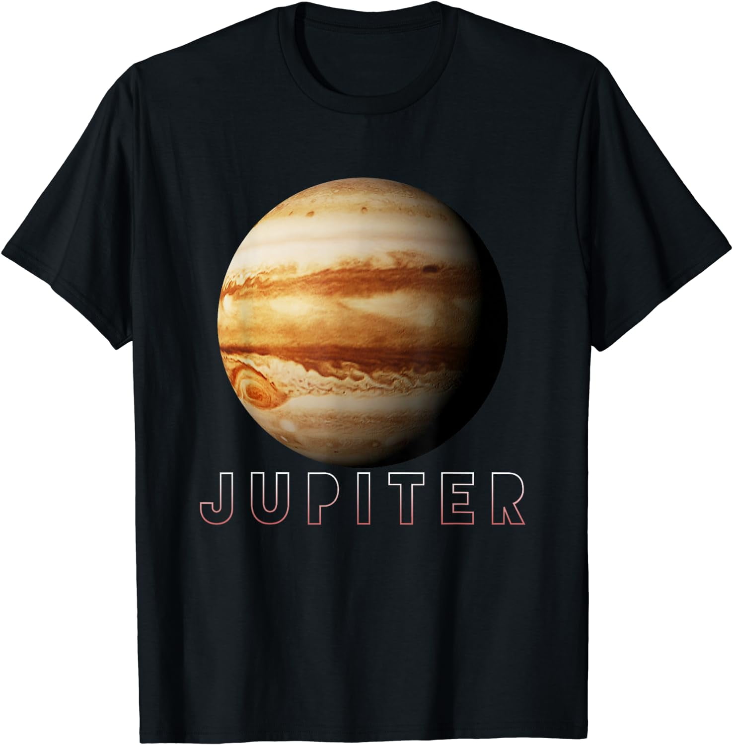 Jupiter Solar System Planet T-Shirt - Walmart.com