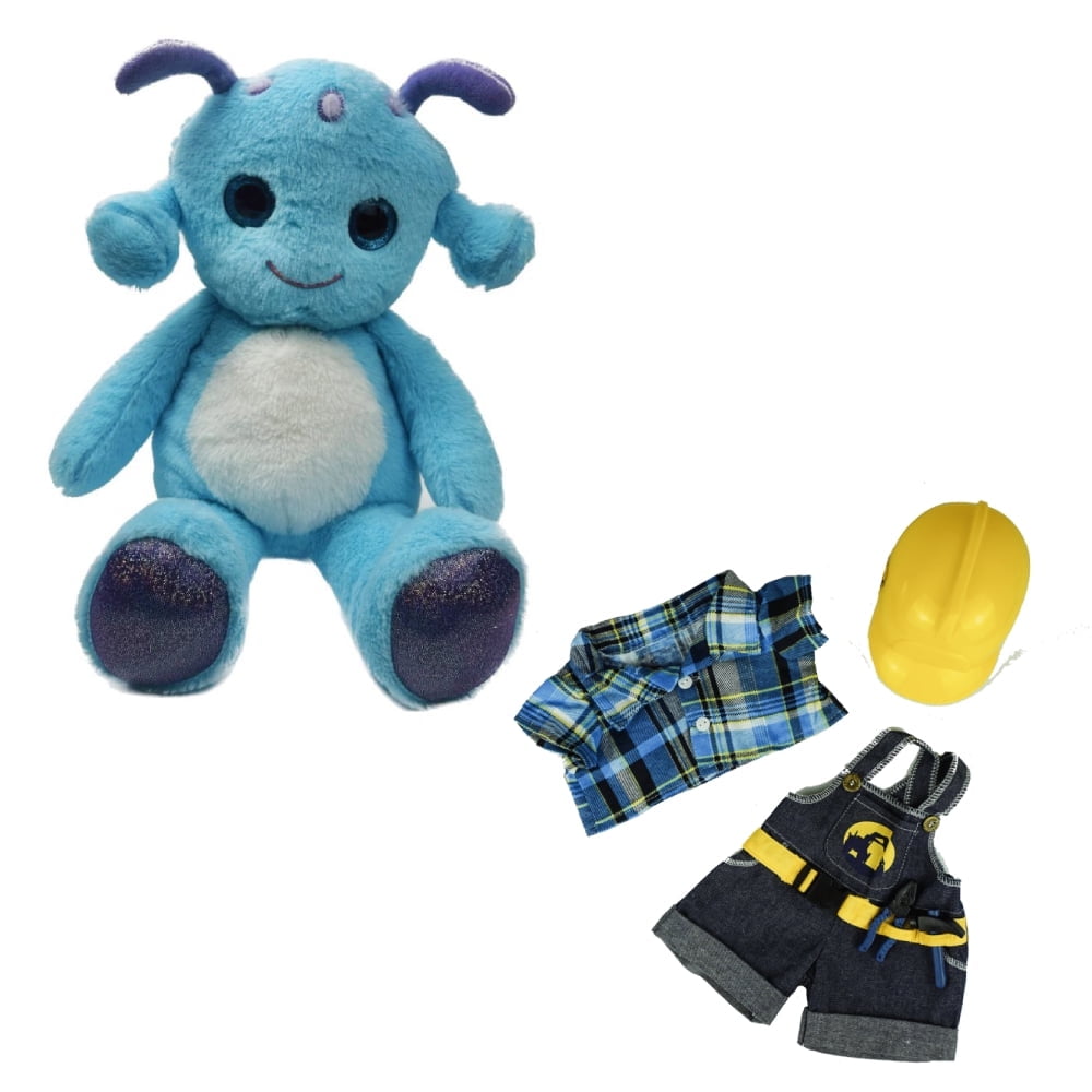 Jupiter the Alien 16 Inch Plush Toy with Construction Worker Outfit ...