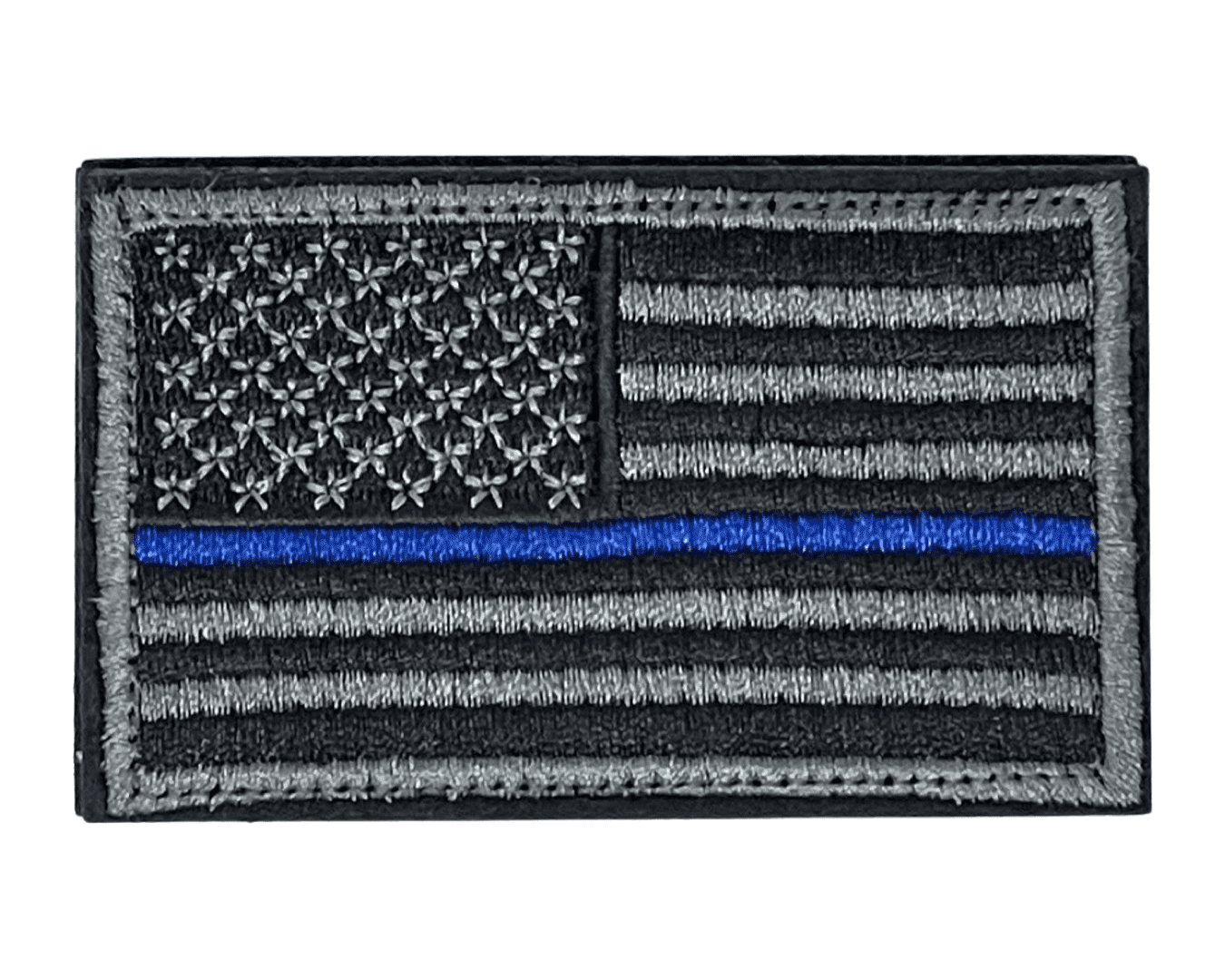 JupiterGear USA Flag Patch with Detachable Backing Aged Blue Line ...