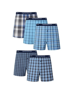 Hanes Men's ComfortSoft Waistband Solid Knit Boxers, Enhanced Freedom ...