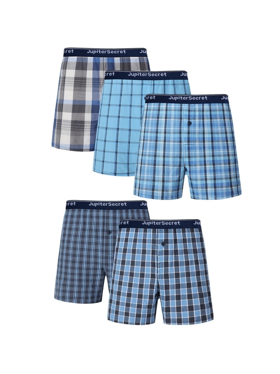 Champion Men's Medium Boxer Brief 5-pack - Black, Gray, Blue, Moisture ...