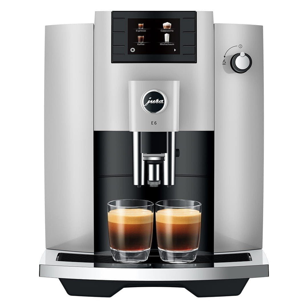 Jura E6 Automatic Coffee Maker | Platinum - Cafe Quality at Home ...