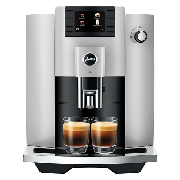 Jura E6 Automatic Coffee Maker | Platinum - Cafe Quality at Home ...