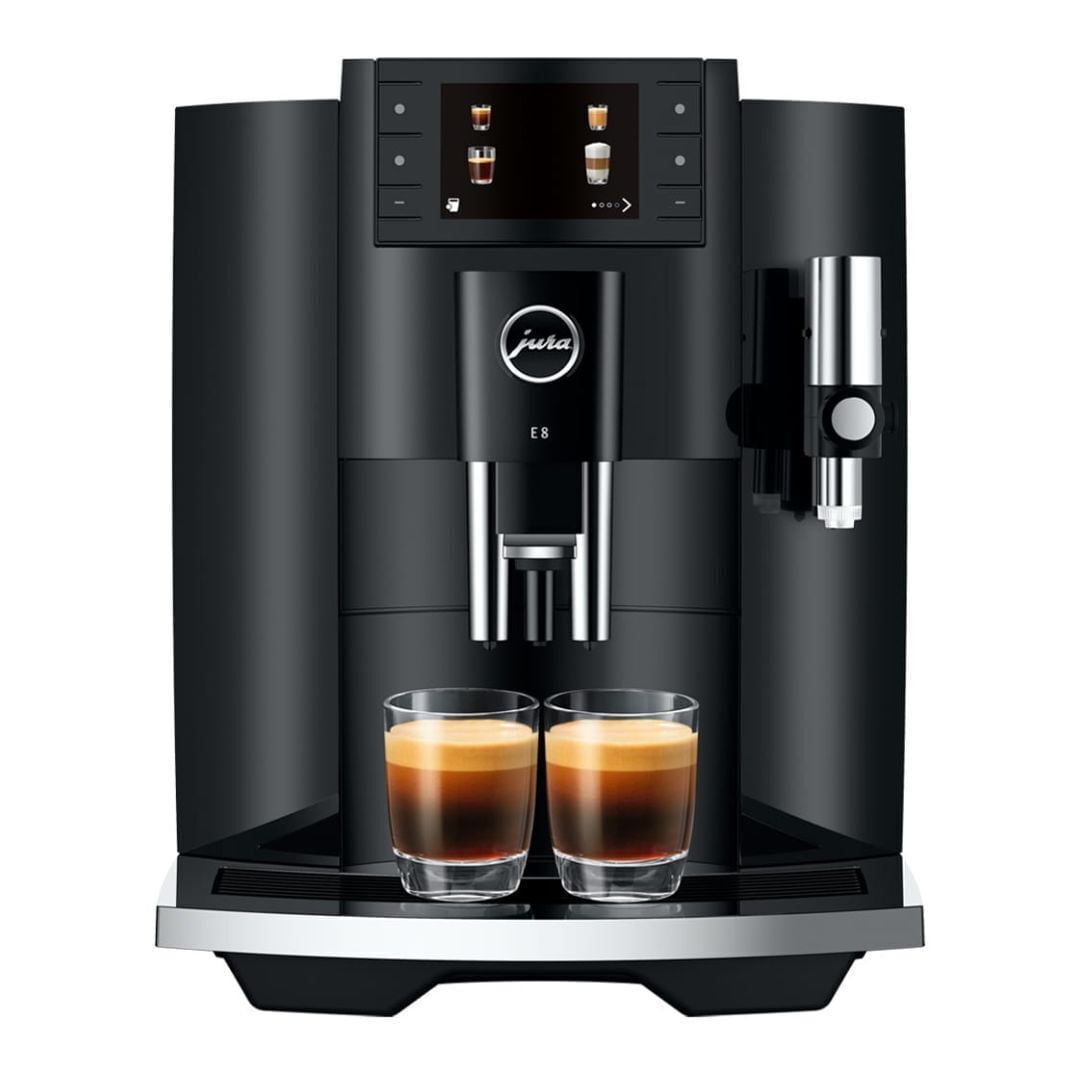 Jura E8 Automatic Espresso Machine | 17 Recipes | Piano Black | 15648 ...