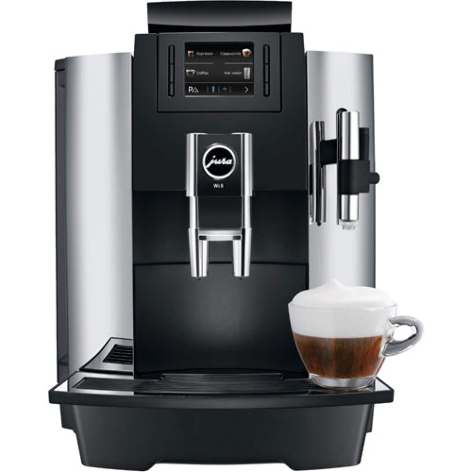 Jura WE8 Professional Coffee Maker with Automatic Cappuccino, Espresso & Intelligent Brewing ...