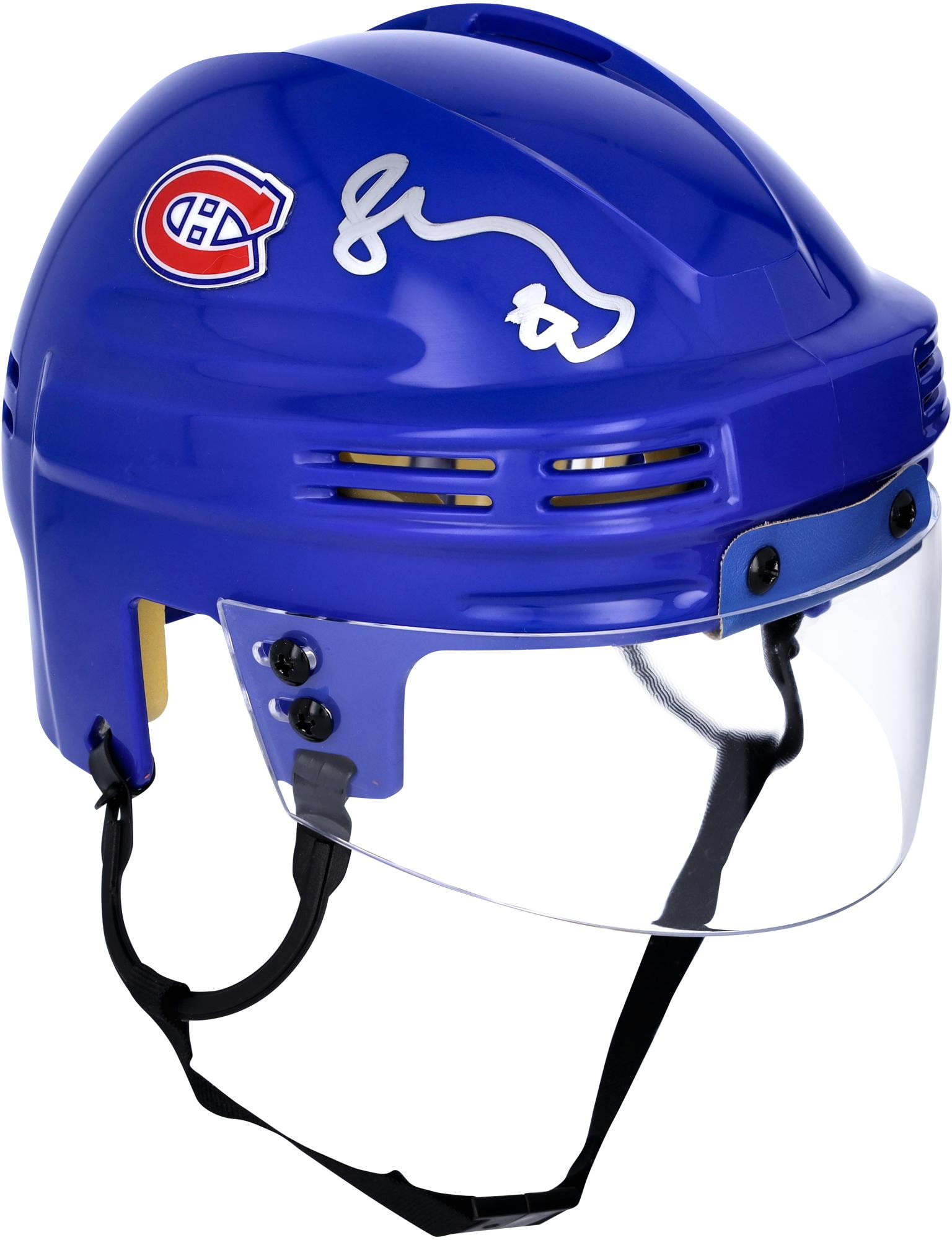 Juraj Slafkovsky Montreal Canadiens Autographed Blue Mini Helmet ...