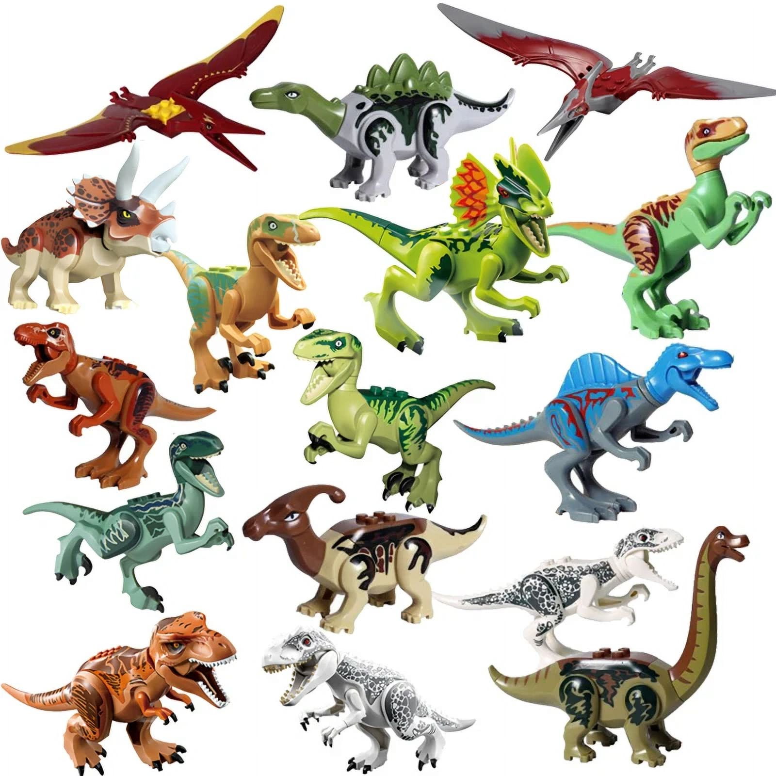 Jurassic 2 Building Blocks World Dinosaurs Figures Bricks Assemble Kids ...