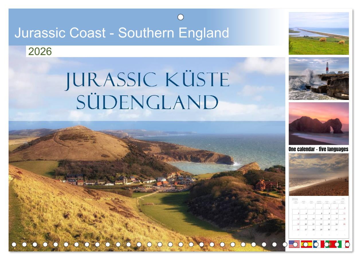 Jurassic Coast - Southern England (Monthly Wall Calendar 2026 16.5 x 23 ...