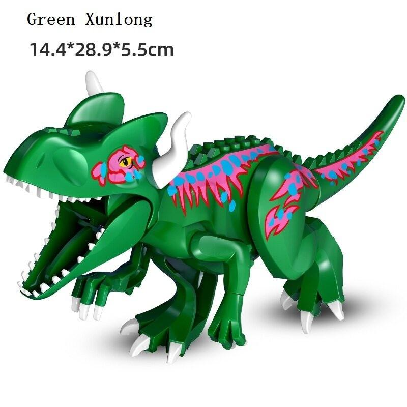 Jurassic Dinosaur Building Blocks Toy Brachiosaurus Tyrannosaurus ...