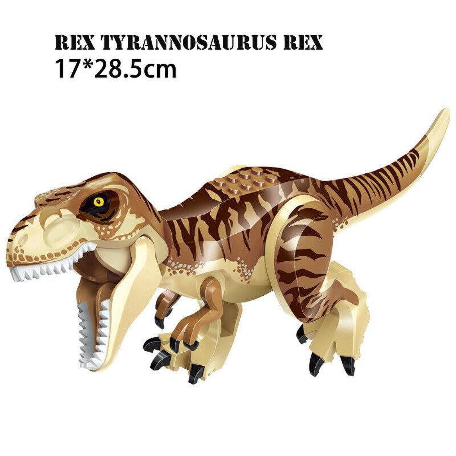 Jurassic Dinosaur Building Blocks Toy Brachiosaurus Tyrannosaurus ...