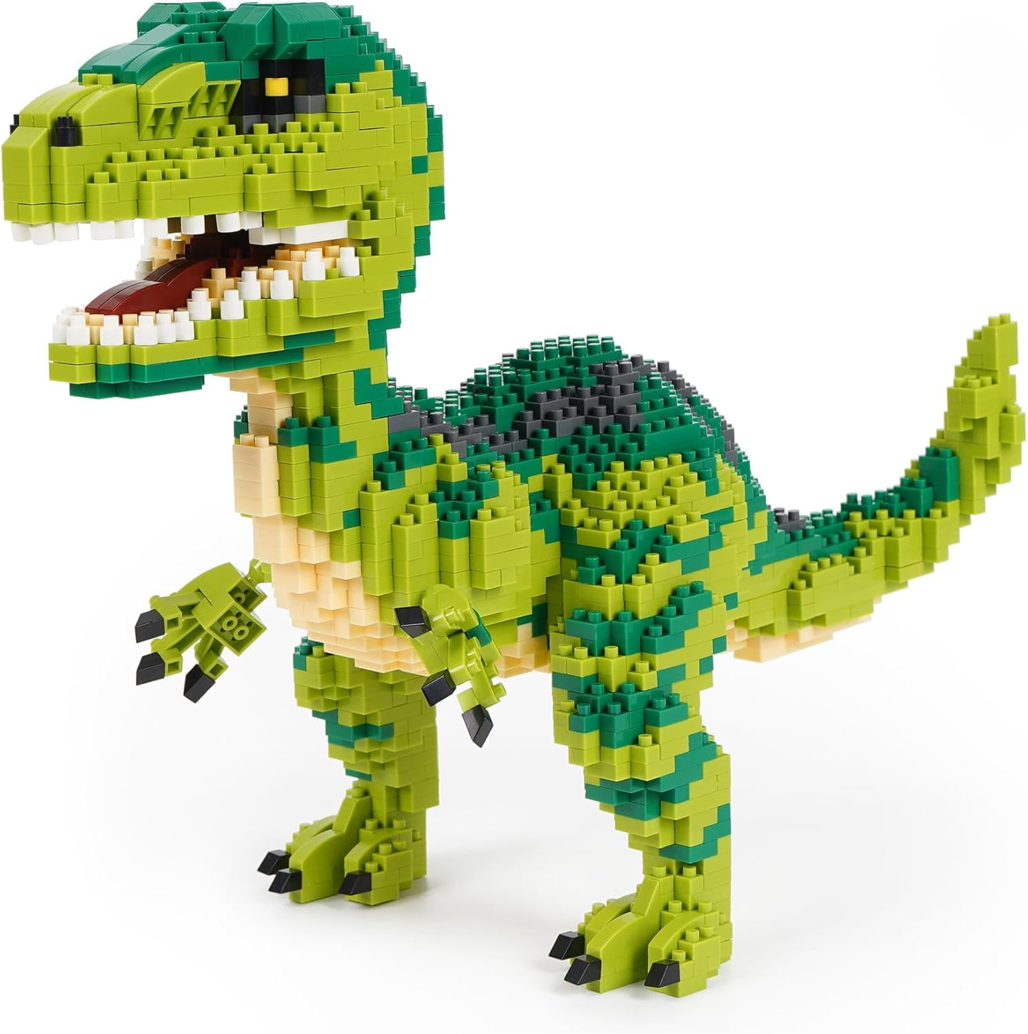 Jurassic Dinosaur Micro Building Blocks, 1457pcs Velociraptor ...