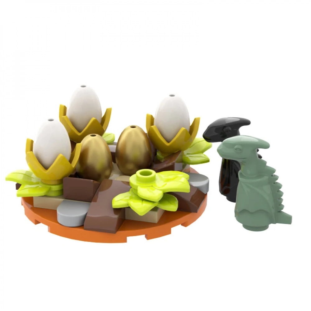 Jurassic Dinosaur Nest Baby Building Blocks Toys Collection Souvenir ...