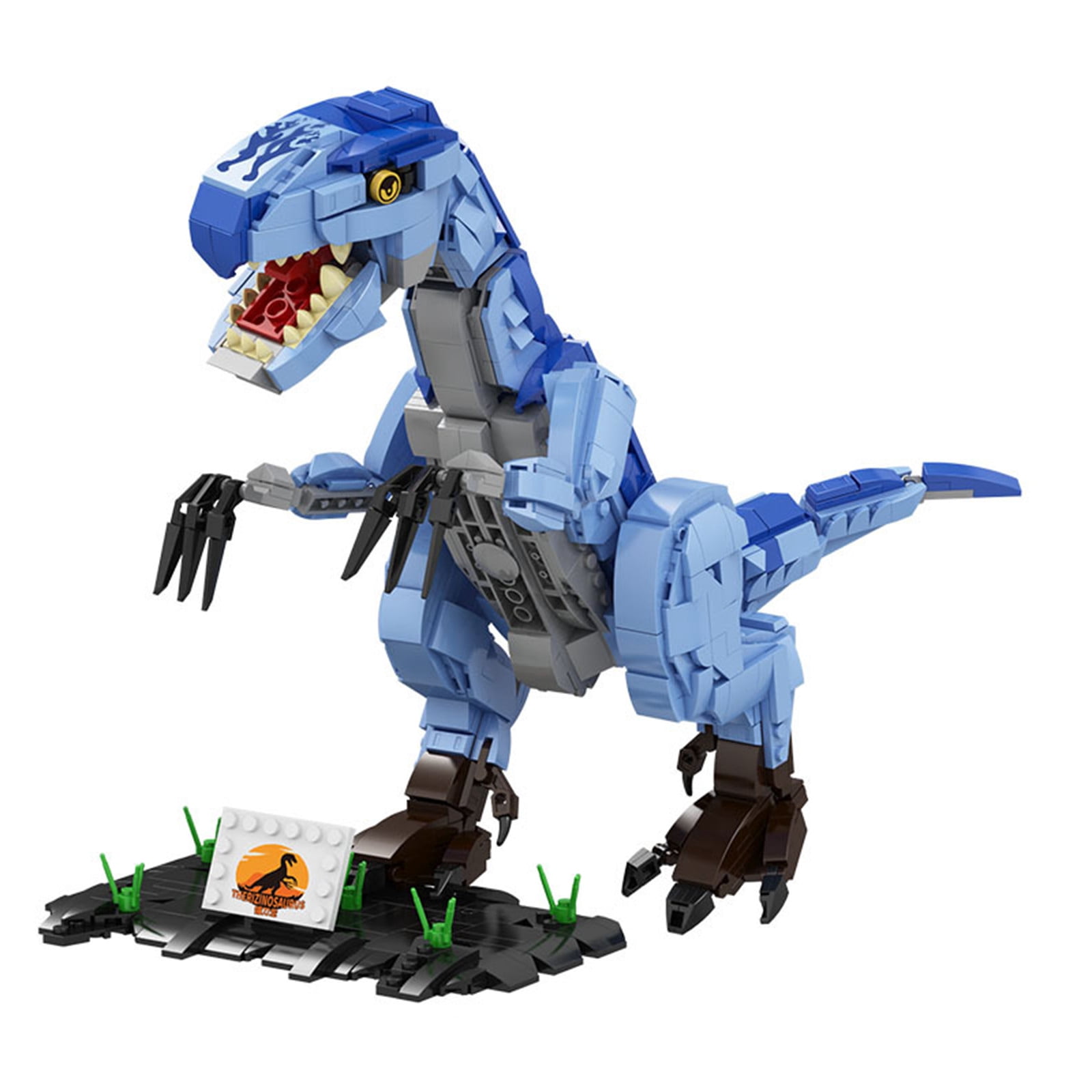 Jurassic Dinosaur Toys Compatible with Building Toys,Velociraptor ...