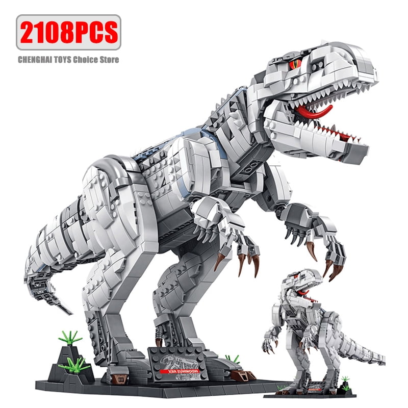 Jurassic Dinosaur World Large Mechanical Tyrannosaurus Rex Building ...