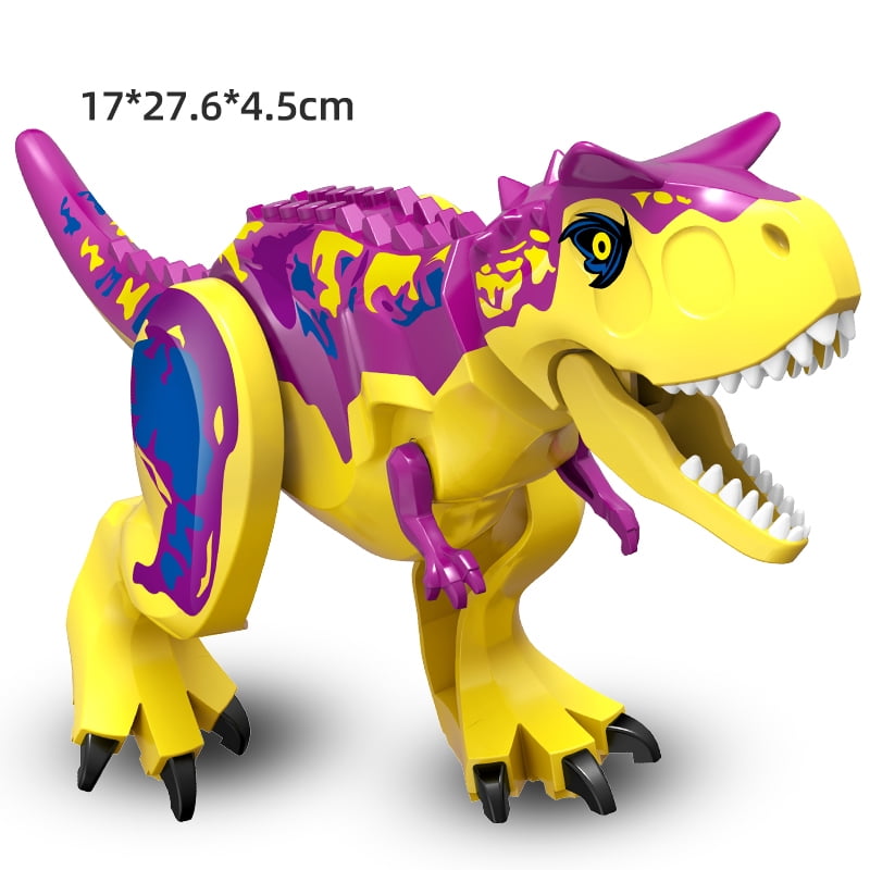Jurassic Dinosaurs Building Blocks Indominus Rex DIY Big Size ...
