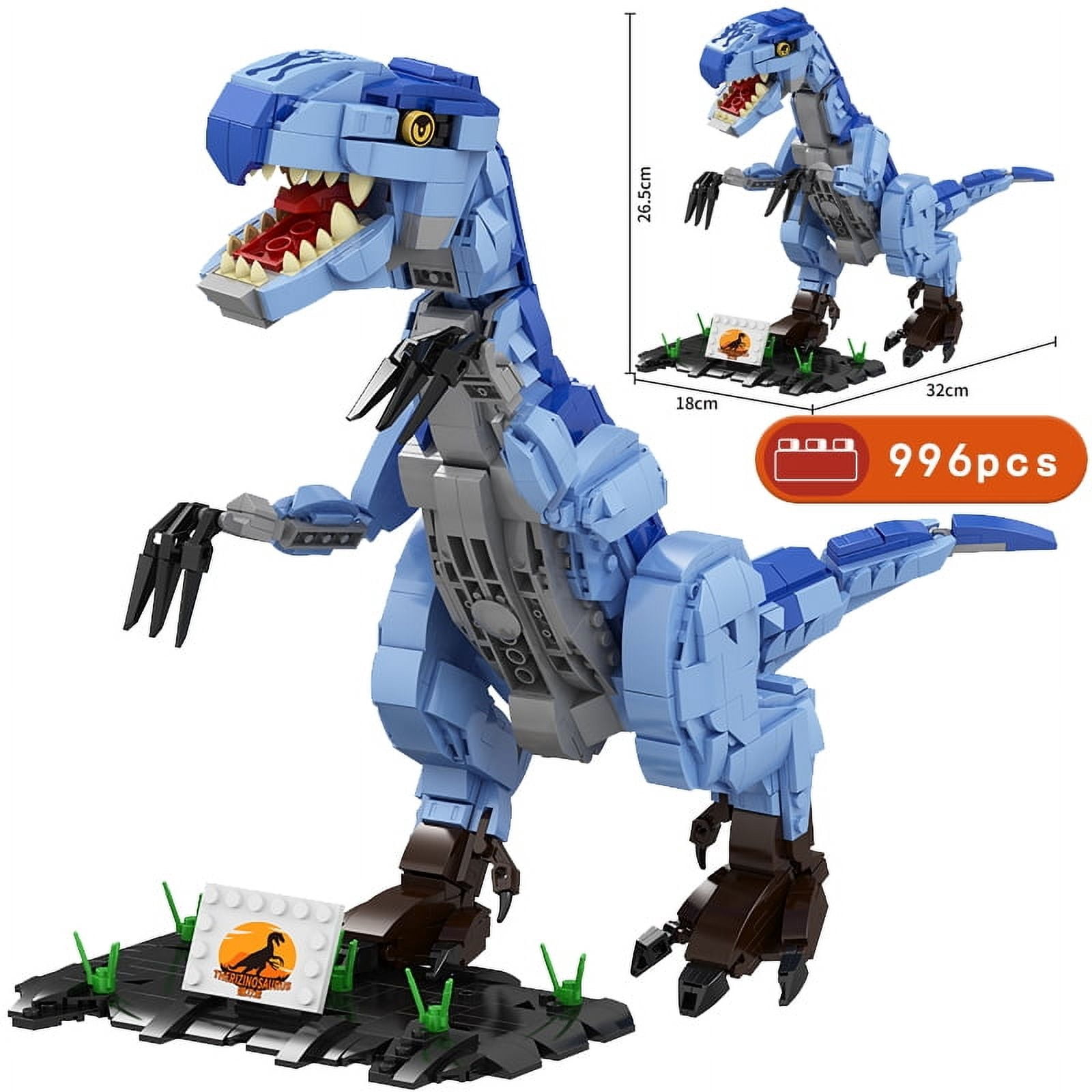 Jurassic Dinosaurs World Animal Park Blocks Building Brick Dinosaur ...