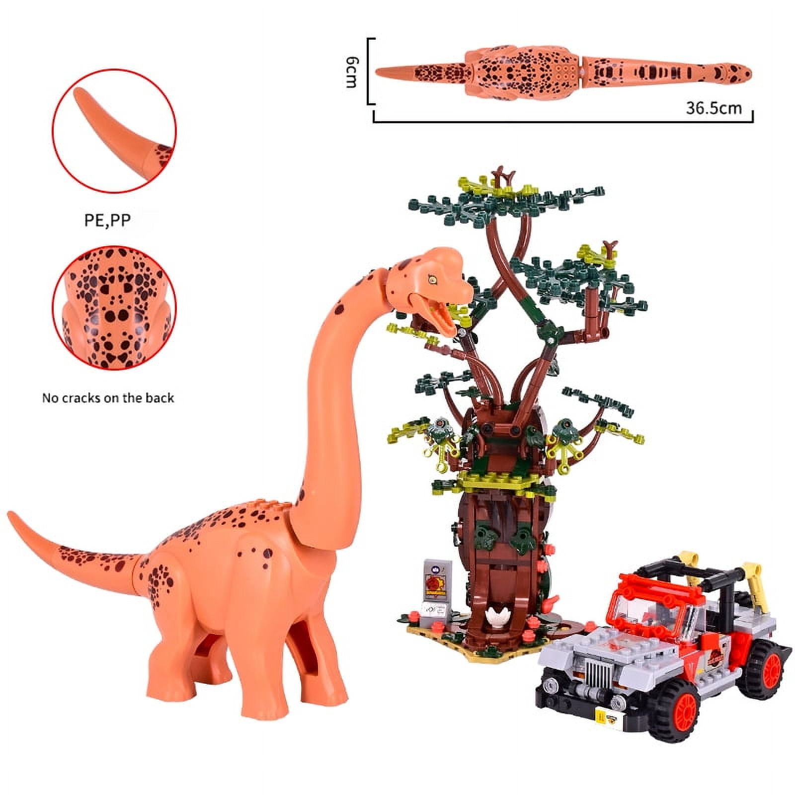 Jurassic Dinosaurs World Animal Park Blocks Building Brick Dinosaur ...