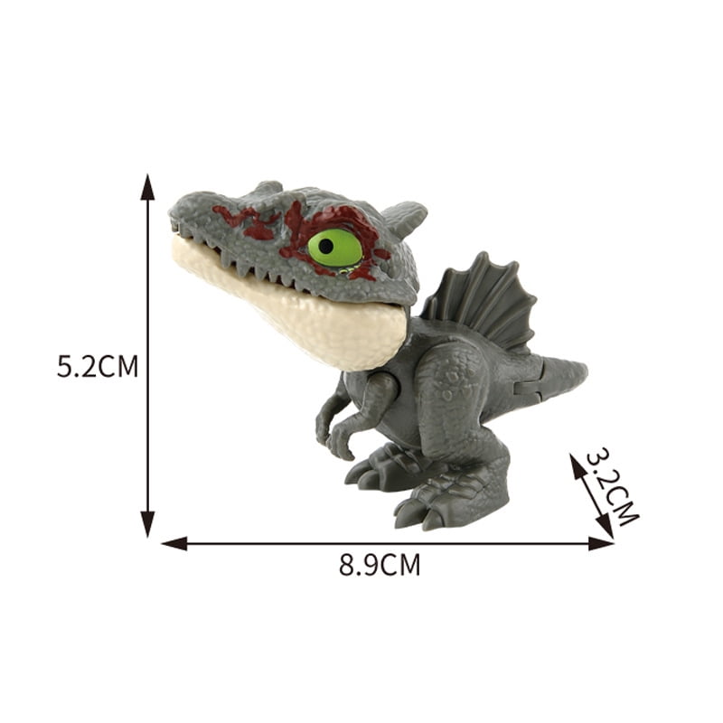 Jurassic Finger Dinosaur Triceratops Tyrannosaurus Model Toys for Kids ...