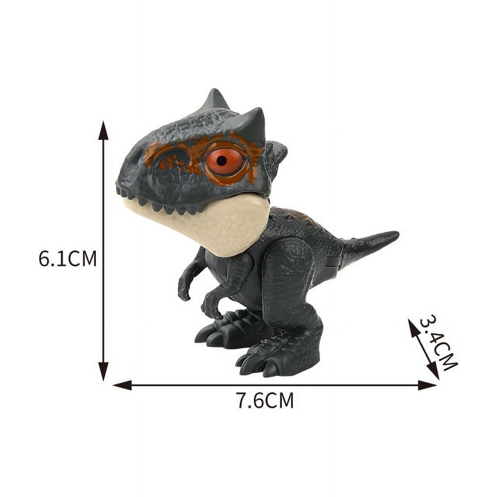 Jurassic Finger Dinosaur Triceratops Tyrannosaurus Model Toys for Kids ...
