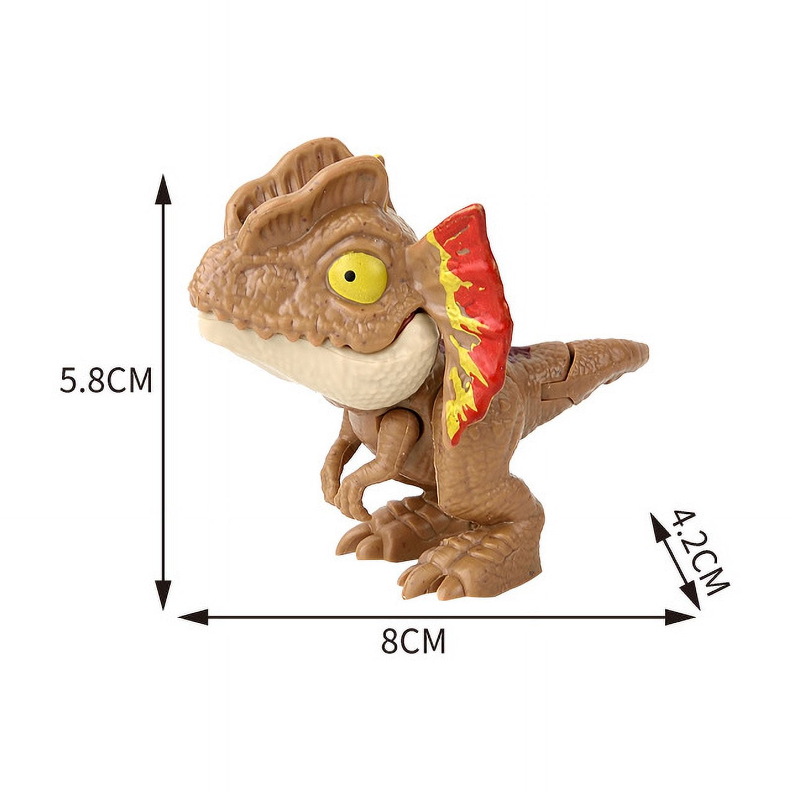 Jurassic Finger Dinosaur Triceratops Tyrannosaurus Model Toys for Kids ...