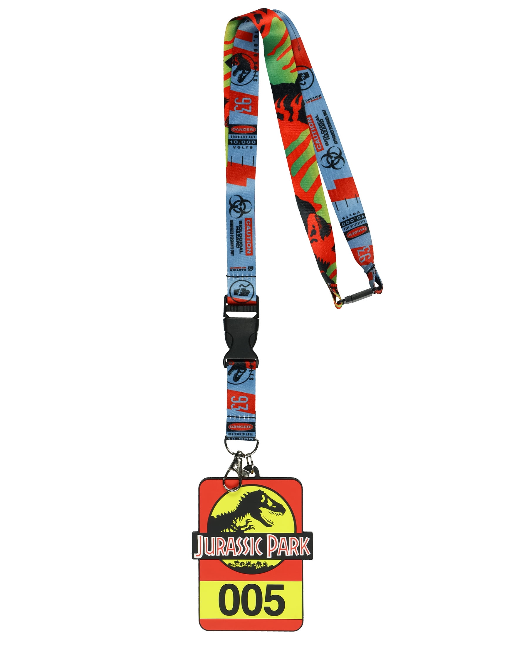 Jurassic Park 005 Vehicle ID Tag Breakaway Lanyard ID Badge Holder Neck ...