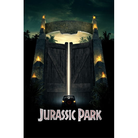 Jurassic Park (1993) Movie Poster 24x36 Iconic Adventure, Dinosaurs ...
