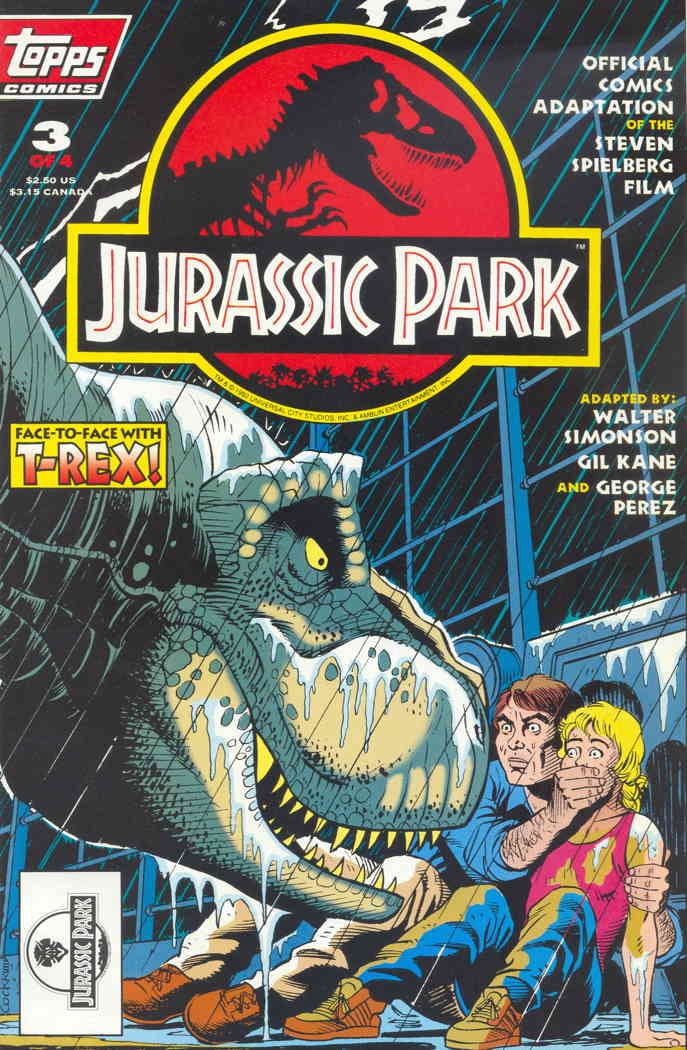 Jurassic Park #3 VF ; Topps Comic Book - Walmart.com