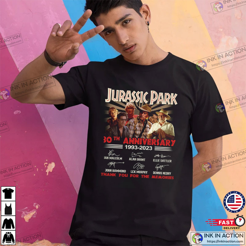 Jurassic Park 30th Anniversary 1993-2023 Shirt - Walmart.com