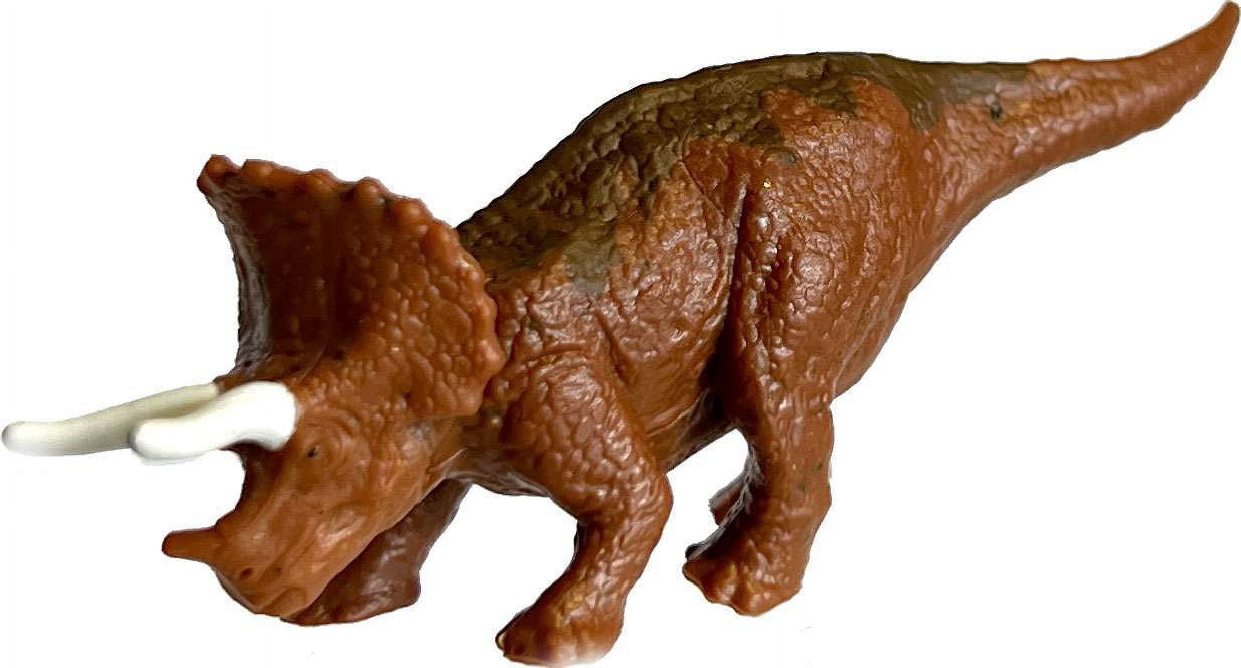 Jurassic Park 30th Anniversary Triceratops Mini Figure (Red Brown ...