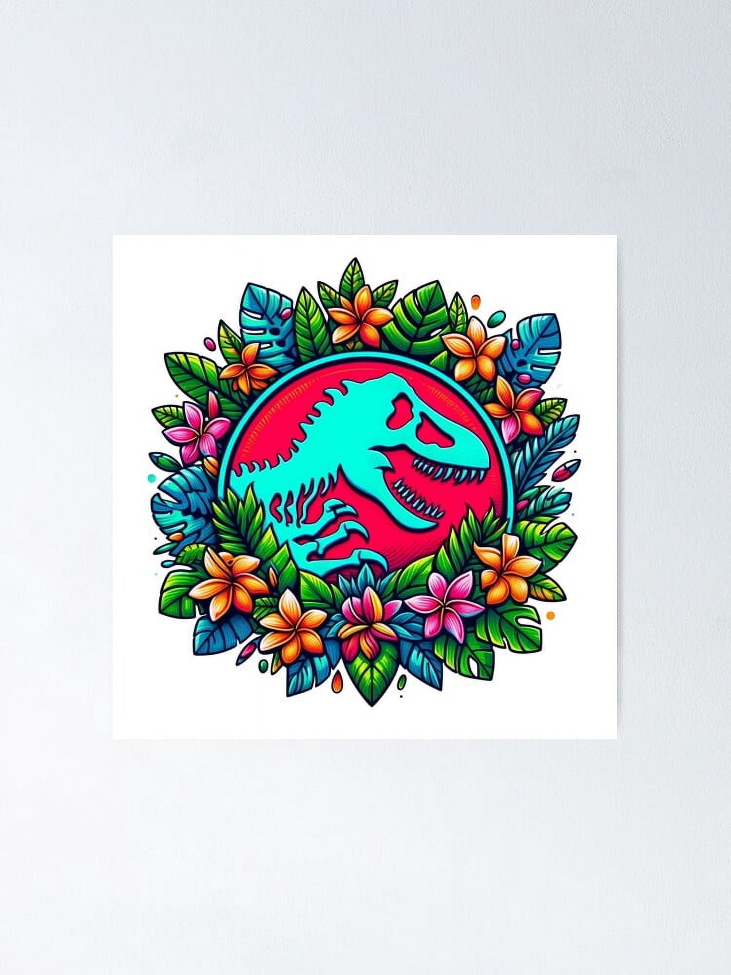 Jurassic Park A Prehistoric Encounter with Tropical Nature Fashion Art ...
