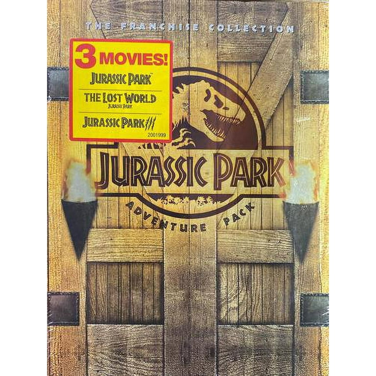 JURASSIC PARK (Adventure Pack) Used Box DVD Set, 49% OFF