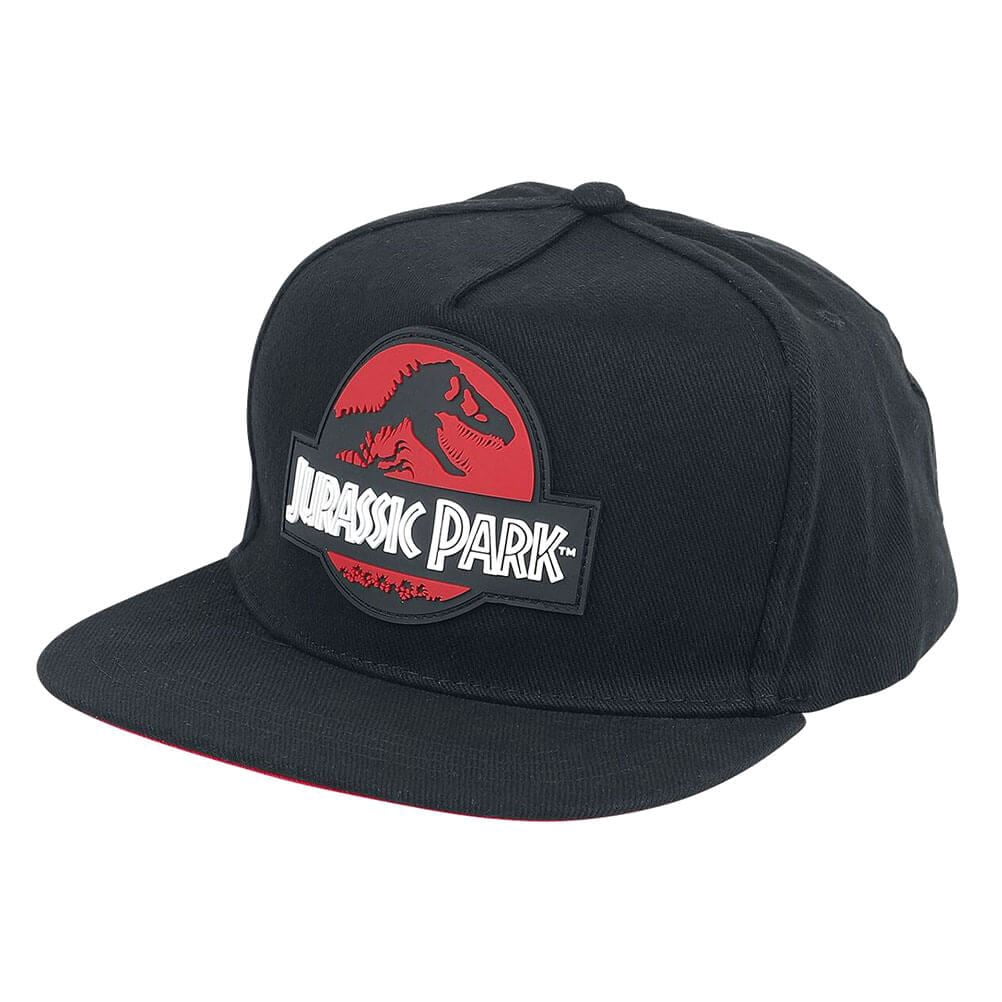 Jurassic Park Baseball Cap Classic T Rex Movie Logo new Official Black ...