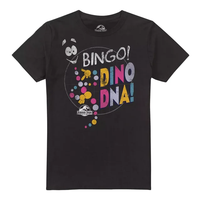 Jurassic Park Bingo Mr DNA Dinosaur Dino Shirt - Walmart.com